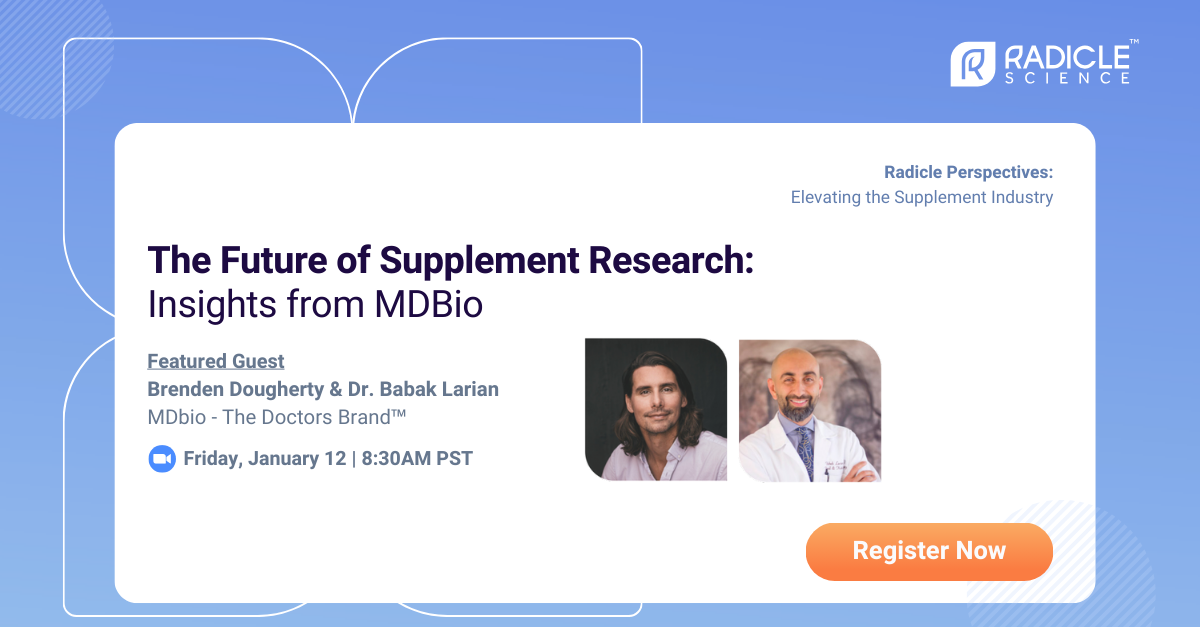 Radicle Perspectives with MDBio - Registration